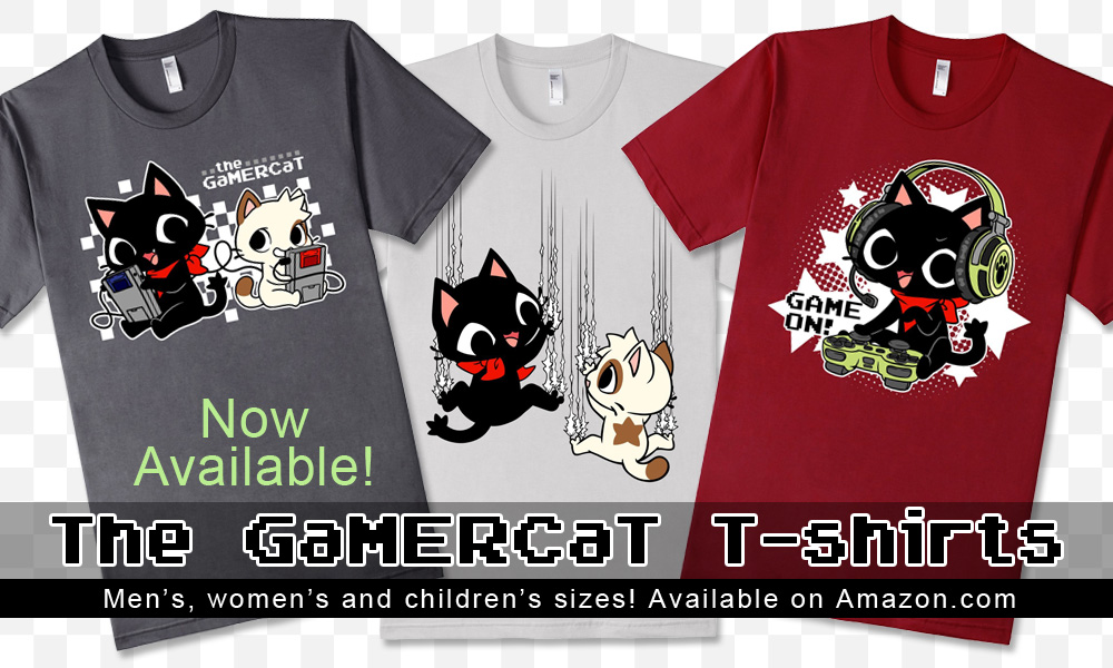 The GaMERCaT - He's a cat. He plays video games.