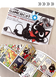 The GaMERCaT - He's a cat. He plays video games.